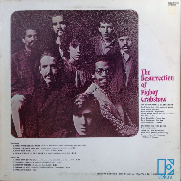 The Paul Butterfield Blues Band - The Resurrection Of Pigboy Crabshaw ...