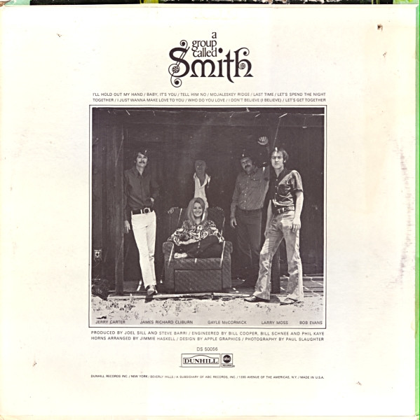 Smith - A Group Called Smith - Used Vinyl - High-Fidelity Vinyl Records ...
