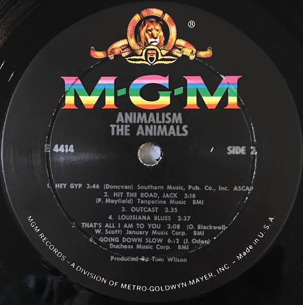 The Animals - Animalism - Used Vinyl - High-Fidelity Vinyl Records and ...