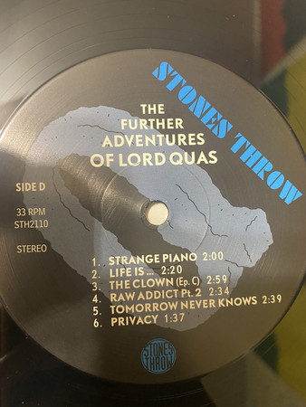 Quasimoto The Further Adventures Of Lord Quas