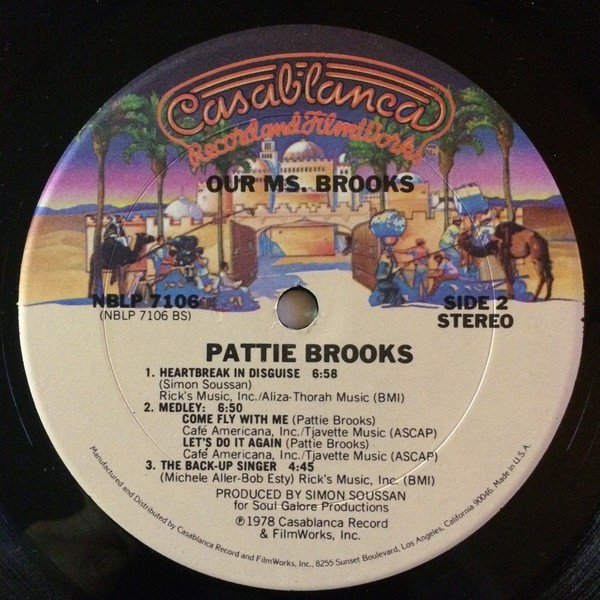 Pattie Brooks - Our Ms. Brooks - Used Vinyl - High-Fidelity Vinyl ...