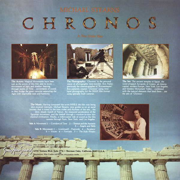 Michael Stearns - Chronos (Original Soundtrack Recording) - Used Vinyl ...