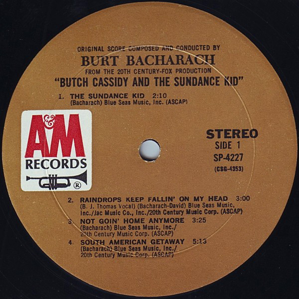 Burt Bacharach - Butch Cassidy And The Sundance Kid (Original Score ...