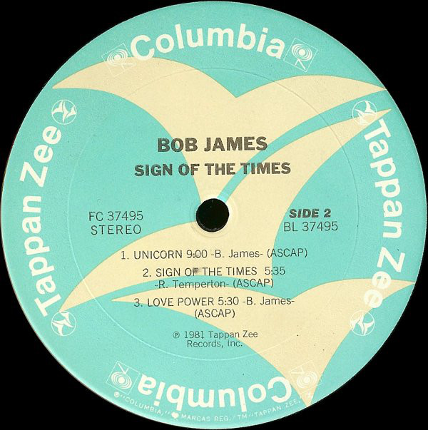 Bob James - Sign Of The Times - Used Vinyl - High-Fidelity Vinyl ...
