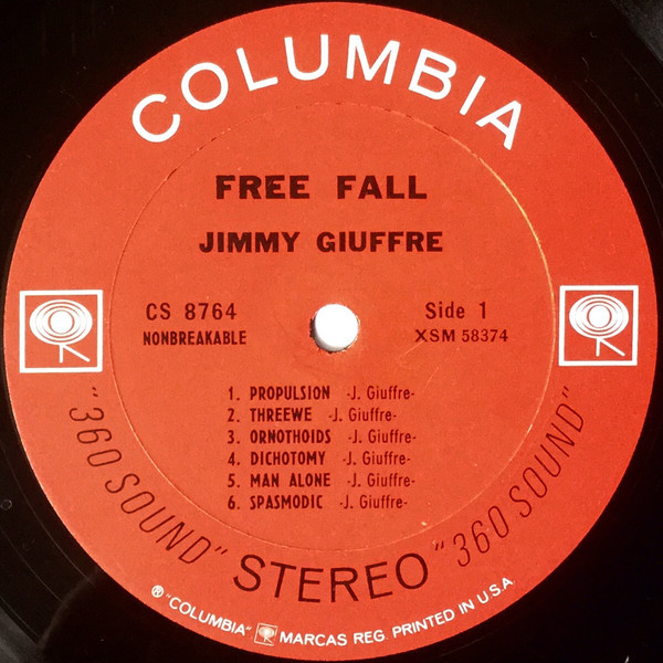 Jimmy Giuffre - Free Fall - Used Vinyl - High-Fidelity Vinyl Records ...