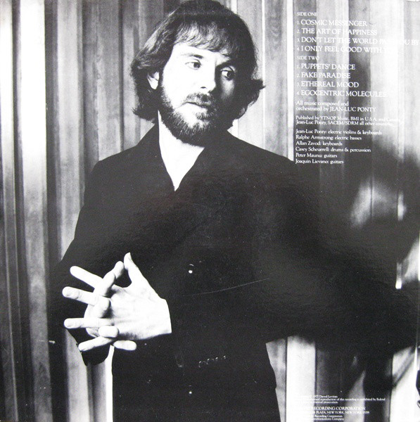 Jean-Luc Ponty - Cosmic Messenger - Used Vinyl - High-Fidelity Vinyl ...