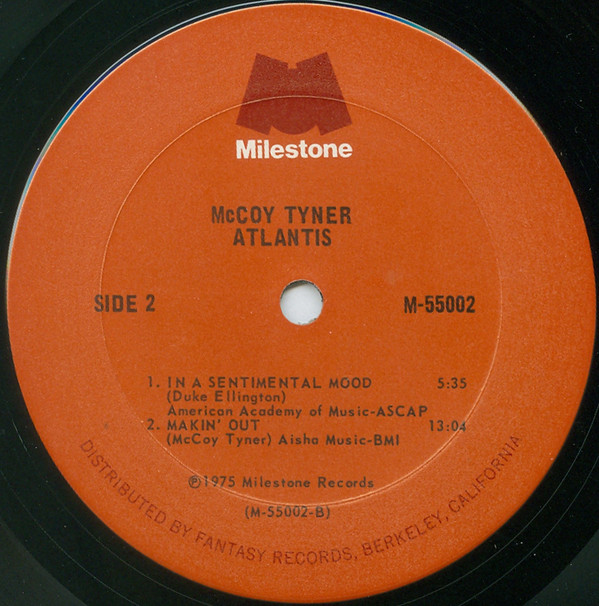 McCoy Tyner - Atlantis - Used Vinyl - High-Fidelity Vinyl Records and ...