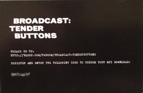 Broadcast - Tender Buttons - New Vinyl - High-Fidelity Vinyl Records ...