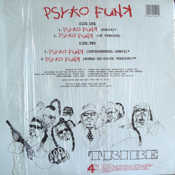 Boo-Yaa T.R.I.B.E. - Psy-ko Funk - Used Vinyl - High-Fidelity Vinyl ...